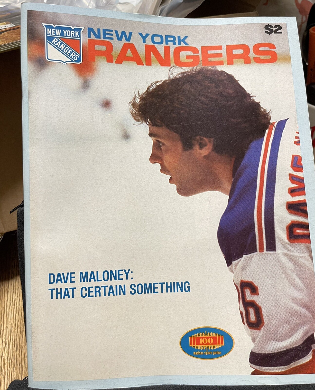 NY Rangers (4 Scored) Programs Hedberg, Maloney, Hickey, Beck, Nilsson ...