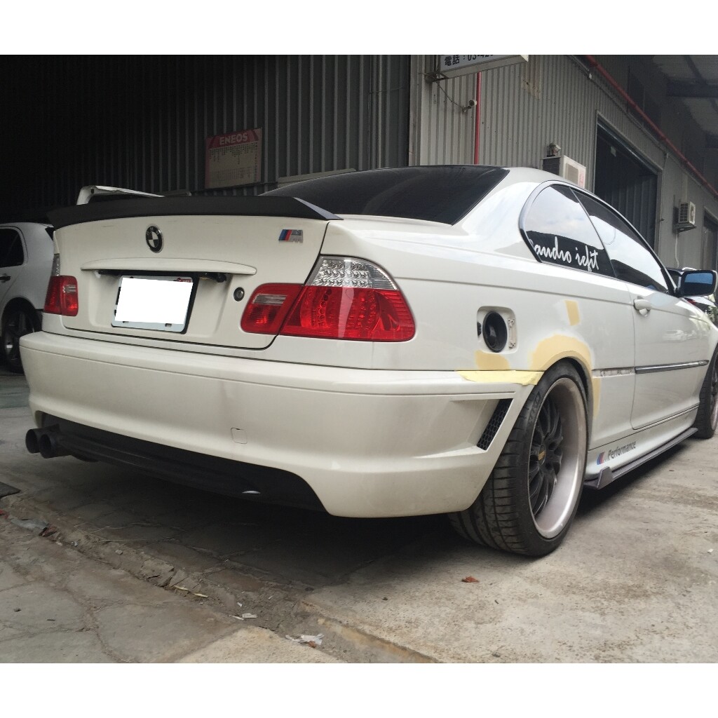 Flat Black 364M Rear Trunk Spoiler Wing Fits 1997~2003 BMW 5 Series E39 ...