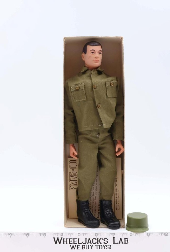 Action Soldier Painted Brown Hair Complete ORIGINAL GI Joe 1964 Hasbro ...