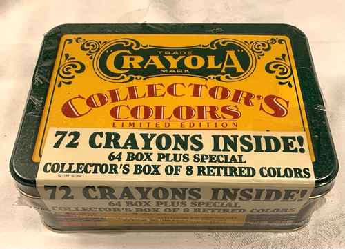 Vintage Crayola COLLECTOR’S COLORS (72 Crayons) Limited Edition | eBay
