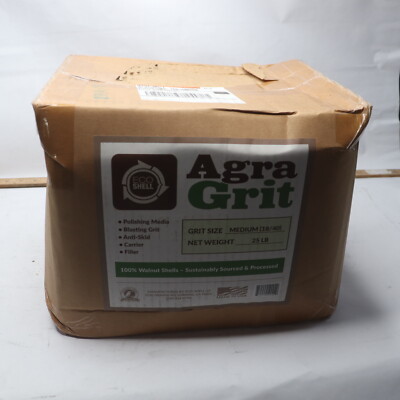 Agra Grit Crushed Walnut Shell Media Medium 18-40 Grit 25 lb. | eBay