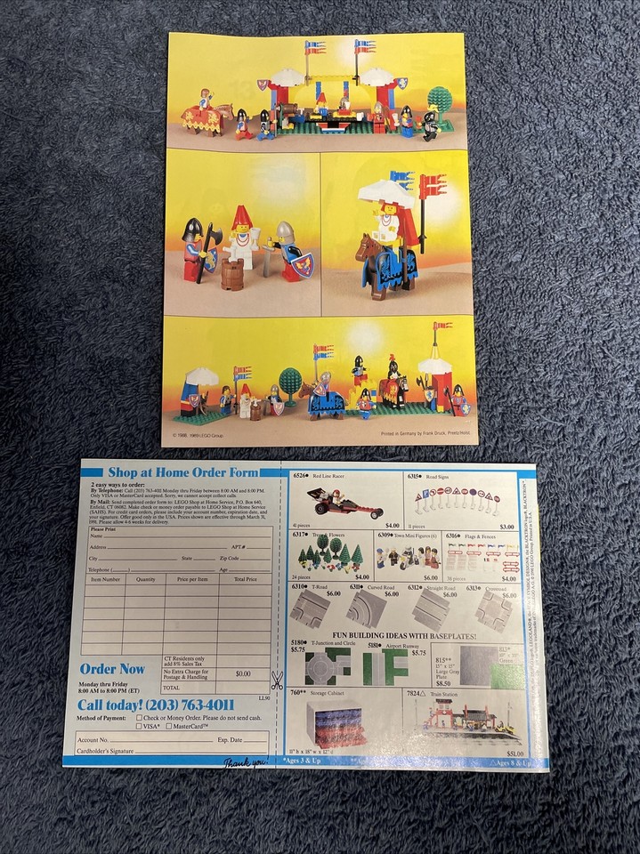 LEGO Castle 6060 Knight’s Challenge 100% Complete W/Box & Instructions ...