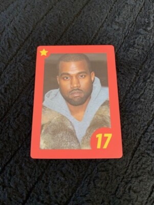 Kayne West Rare Celebrity Collectible Trading Card SP Red Mint | eBay