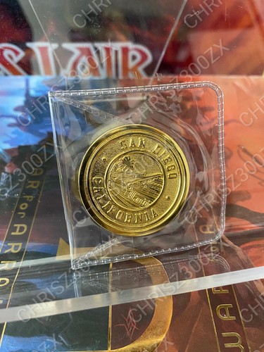 SDCC 2025 Yesterdays 10 Year Metal Gold Coin Comic Con Convention ...