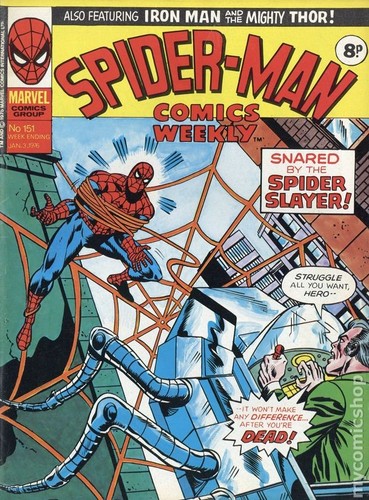 Spider-Man Comics Weekly #151 VG 1975 Stock Image Low Grade | eBay