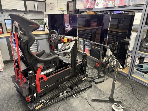 Racing Simulator 6 DOF With Tension Belts And 3 X 48” Gaming Monitors ...