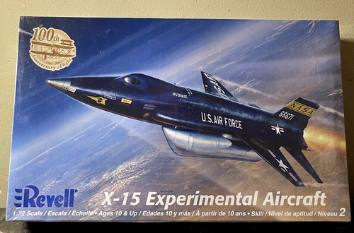 REVELL 1:72 X-15 Experimental Aircraft Model Kit #85-5247 NEW SEALED ...