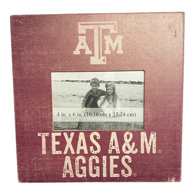 Texas A&M Picture Frame 10” Aggies 4x6 Photo | eBay