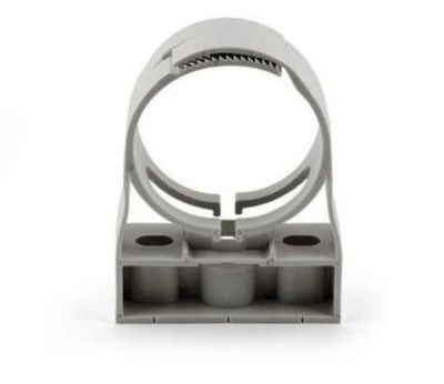 4" PVC White Pipe Hanger / Mounting Bracket UV Stable Quality plumbing ...