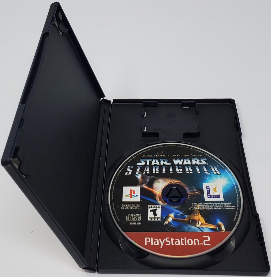 Star Wars PS2 Lot: Jedi Starfighter & Starfighter VIDEO GAMES Sony ...