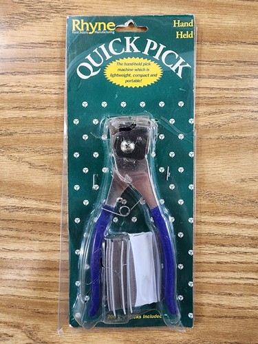 Rhyne Floral Stem Handheld Quick Pick Machine 2 1/8 Inch 200 Picks ...