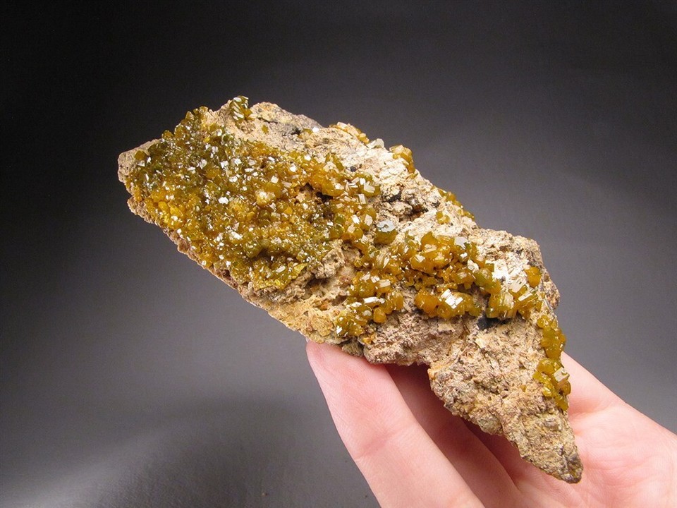 Mimetite Crystals on Matrix Pingtouling Mine China | eBay
