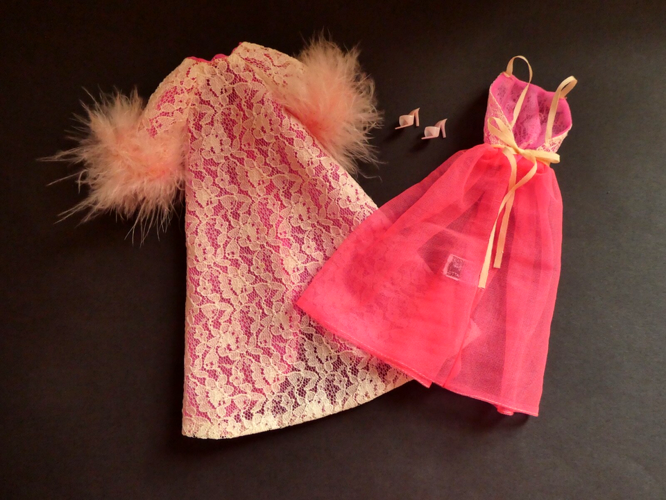 Vintage Barbie 1967 "Pink Moonbeams" Outfit #1694 • Complete & Mint ...