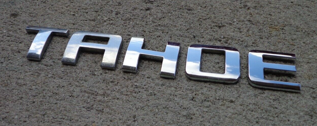 Chevrolet Chevy Tahoe emblem letters badge decal logo OEM Genuine ...