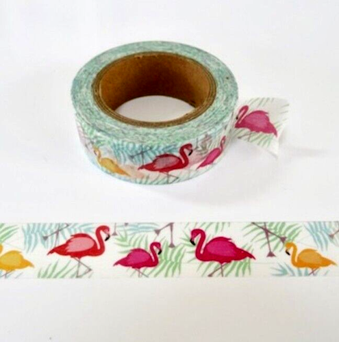FLAMINGO WASHI TAPE - 1000cm - NEW 2000-now FULL ROLL | eBay