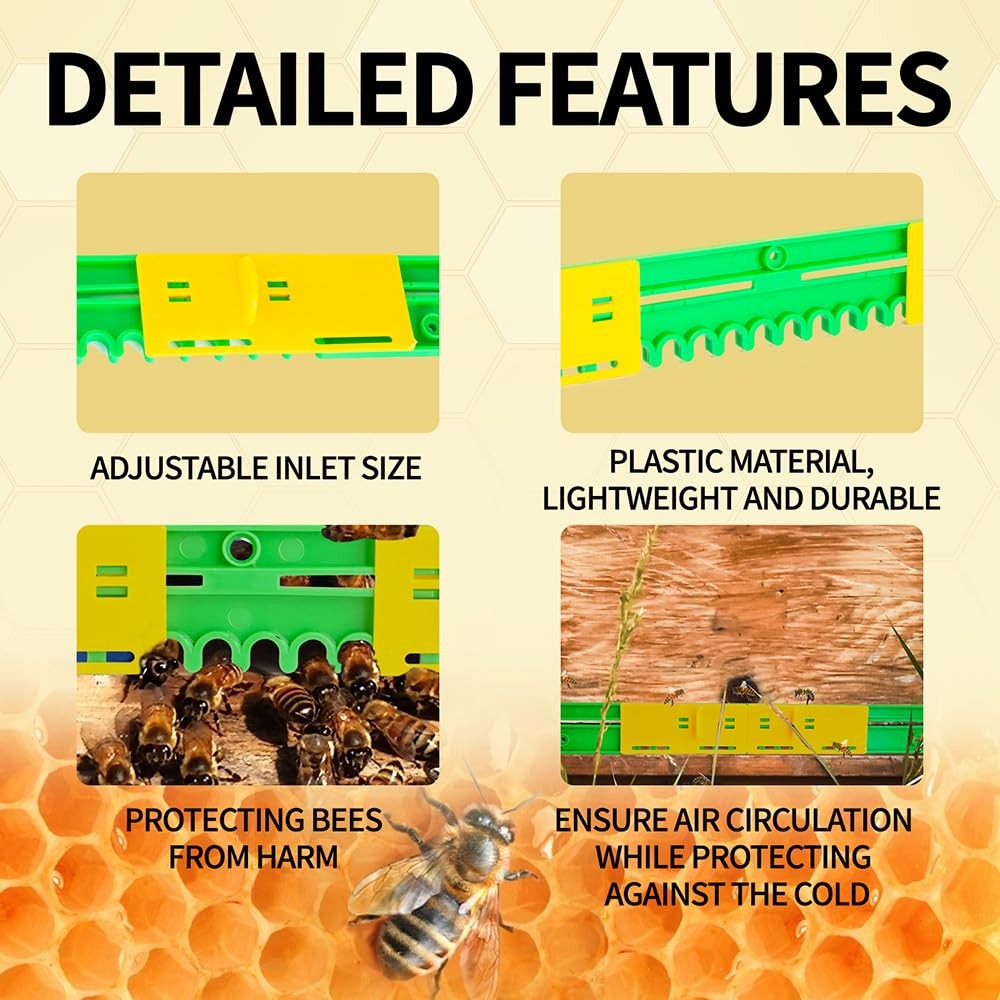 5/10 pcs Beekeeping Supplies Entrance Reducer 8 Frame Beehive Mouse ...