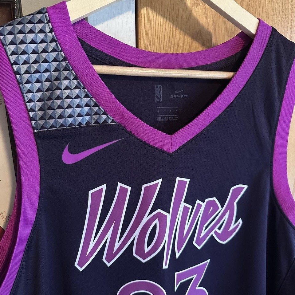 Minnesota Timberwolves Nike Prince City Edition Jersey Large | eBay