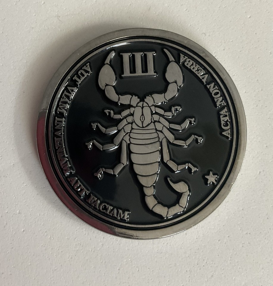 Rare CIA NSA Jsoc Scorpio Program Challenge Coin | eBay