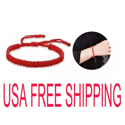 Good luck Red String Braided Bracelet Protection Blessed Adjustable ...