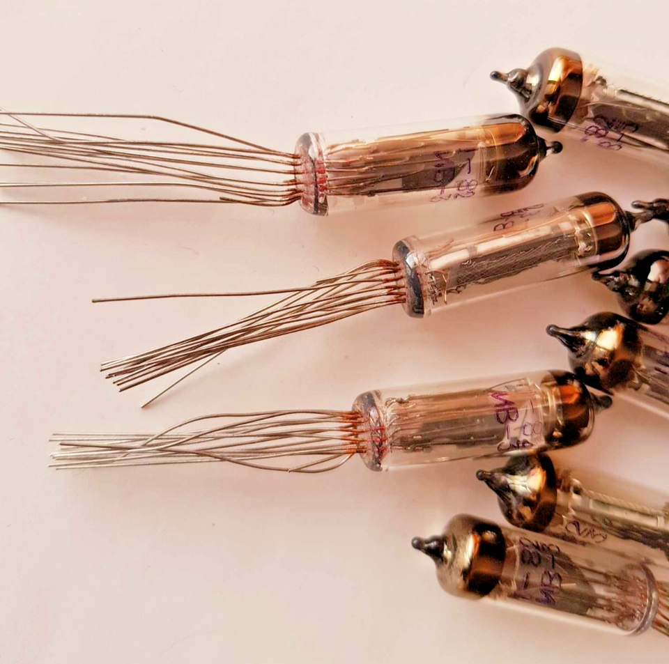 9 x IV-3 VFD Display Indicator TUBE Nixie DIY Clock Soviet 7-SEGMENT ...