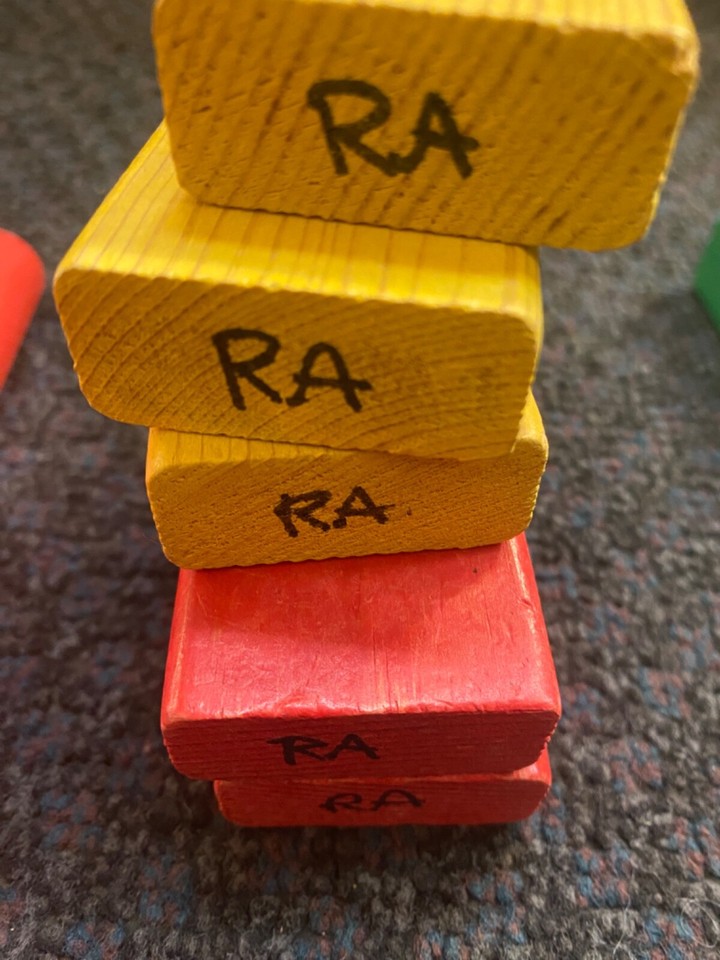 Vintage Set 1950s/60s Children’s Colored Wooden Building Blocks 124 PCs ...