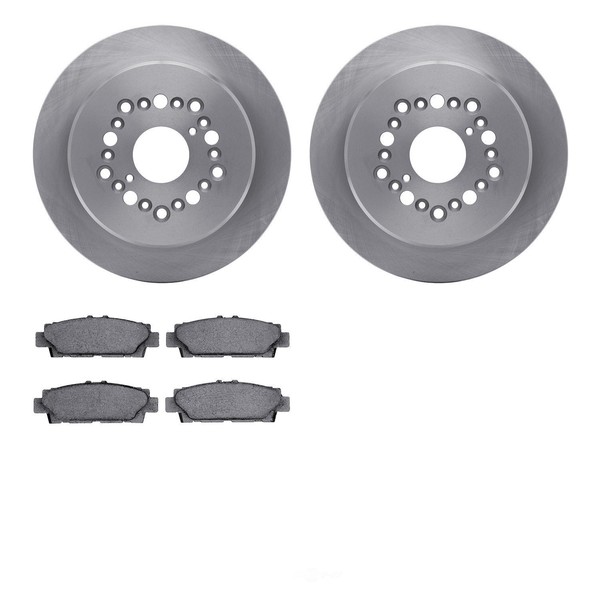 Disc Brake Kit-Rotors with 5000 Advanced Brake Pads DFC fits 1990 Lexus ...