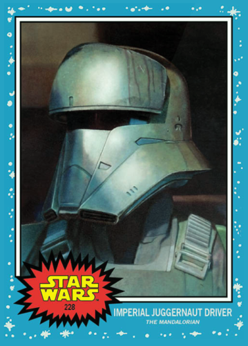 Topps Star Wars Living Set Card 228 Imperial Juggernaut Driver Tracking ...