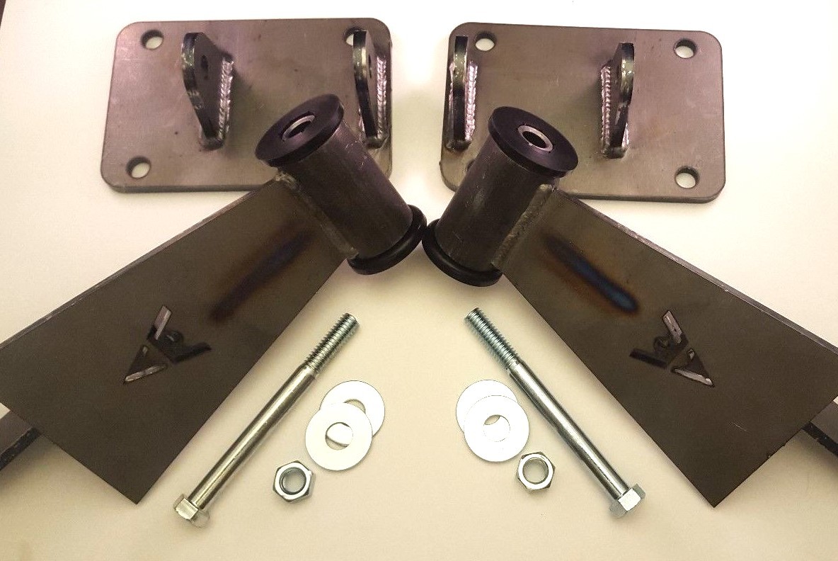 Weld in LS LS1 LS2 LS3 LS6 LQ9 LSx 5.3 Engine Mount Adapter Swap Kit ...