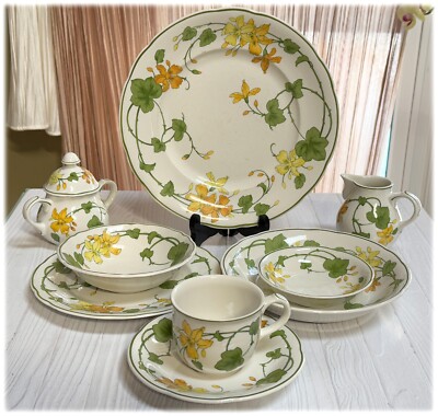 Villeroy & Boch Geranium Dinnerware Replacement Pcs Germany Vintage YOU ...