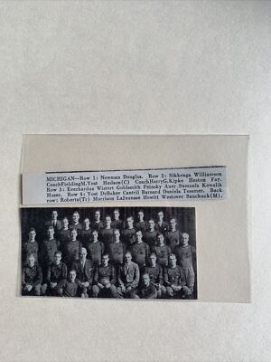 University of Michigan Wolverines 1931 Football Small Team Picture | eBay