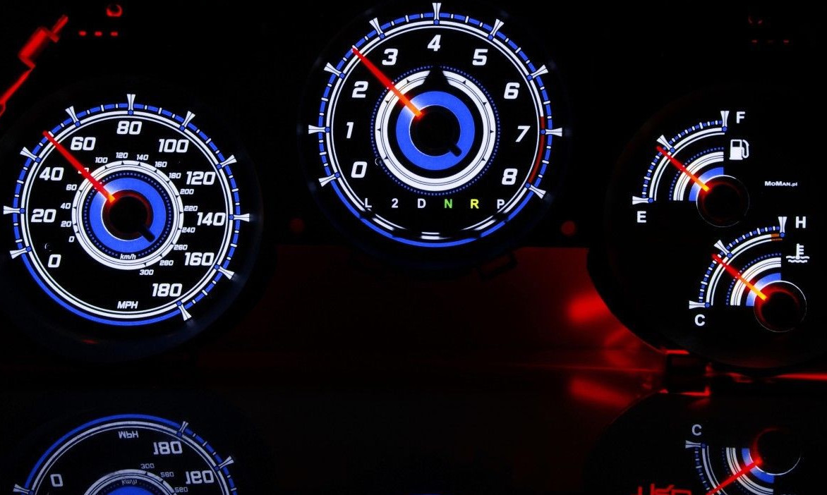 New Toyota Supra Concept Speedometer