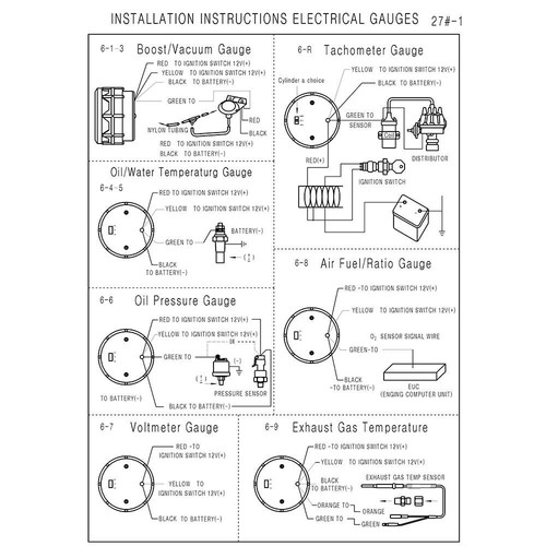 2" 52mm Pointer 7 Colors LED Car Volt Meter Voltmeter Voltage Gauge 8 ...