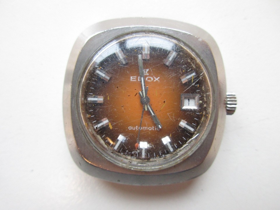 ETA cal. 2783 Swiss automctic watch movement in Edox case - for parts ...