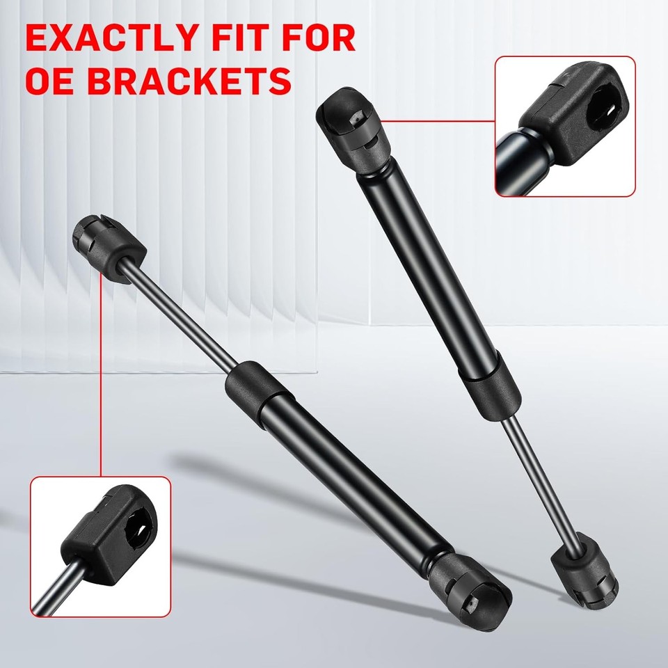 Pair Universal Lift Supports Shock Gas Struts Extended Length 9.84" 7. ...
