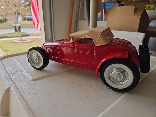 VINTAGE 1960s NYLINT FORD RED HOT ROD JALOPY ROADSTER COUPE CAR PRESSED ...