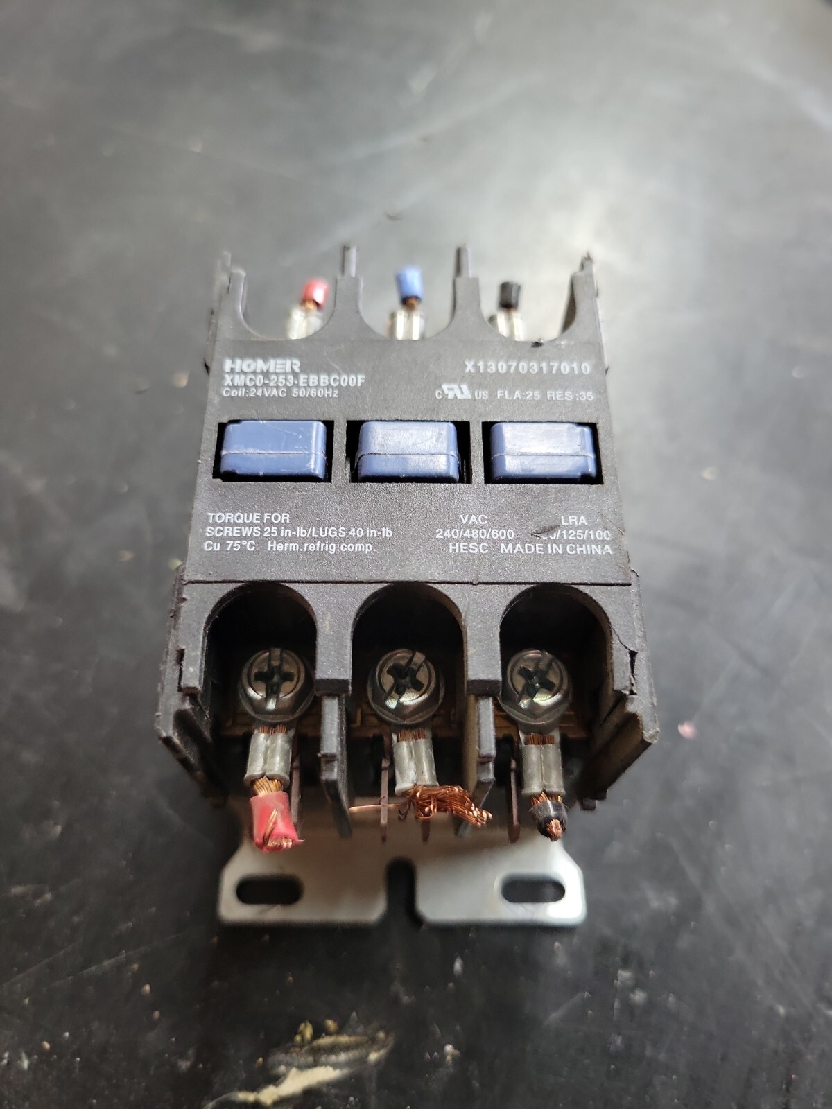 Homer Contactor Xmc0-253-ebbc00f X13070317010 for sale online | eBay