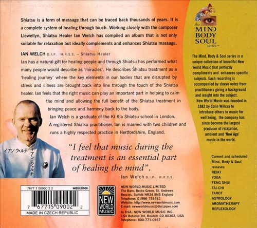 LLEWELLYN & IAN WELCH SHIATSU: THE MIND BODY AND SOUL SERIES NEW CD ...