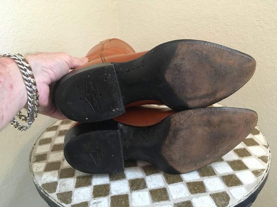 VINTAGE USA TONY LAMA WESTERN ROCKABILLY COWBOY ENGINEER BOOTS 10 B | eBay