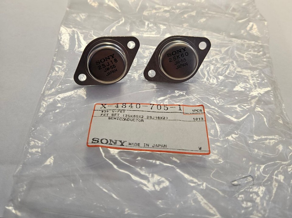 New Original SONY V-FET TRANSISTORS 2SJ18 &2SK60--- 2SK60 and 2SJ18 | eBay