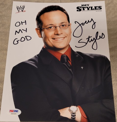 Joey Styles Signed Autographed & Inscribed Original 8x10 WWE Promo w ...