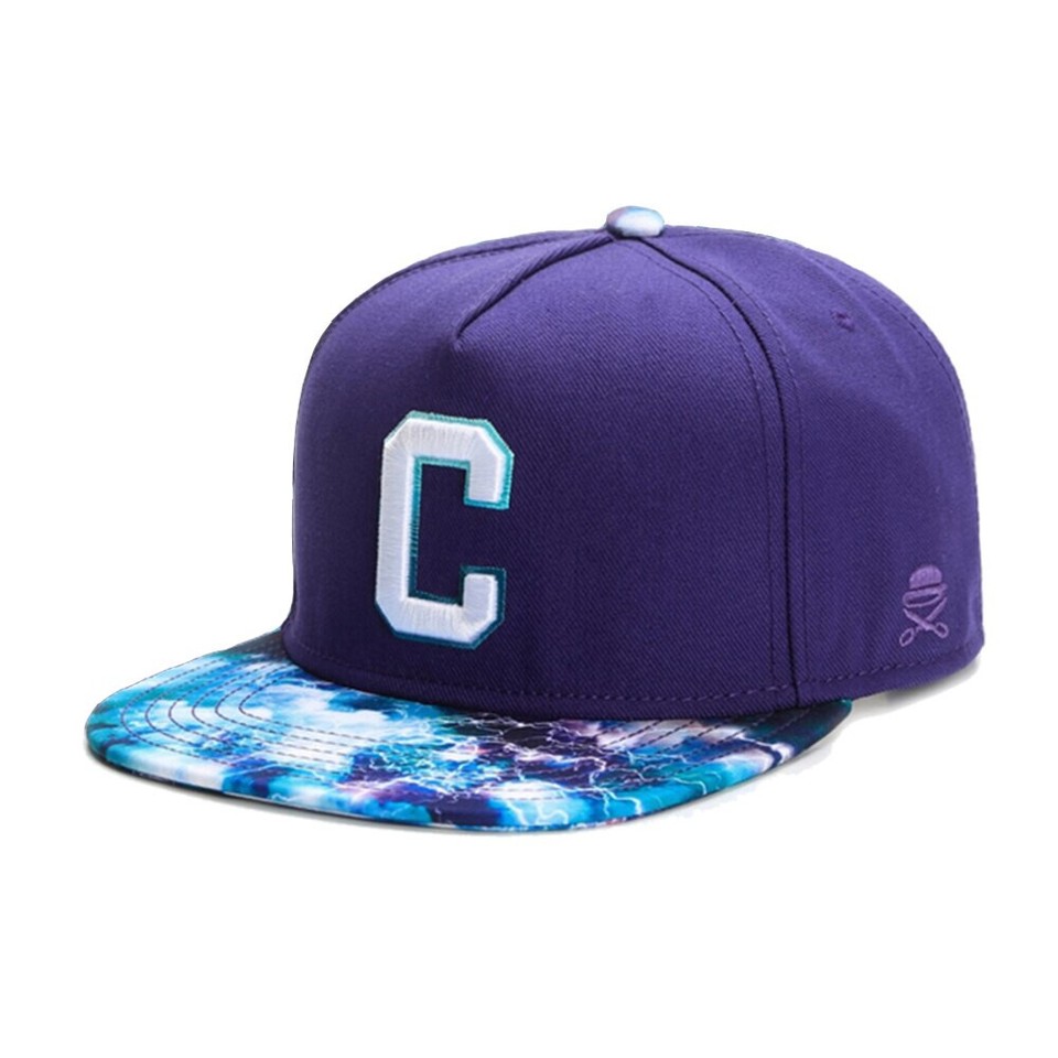 C Letter Embroidery Adjustable SnapBack USA Flag Baseball Cap Cali Rap ...