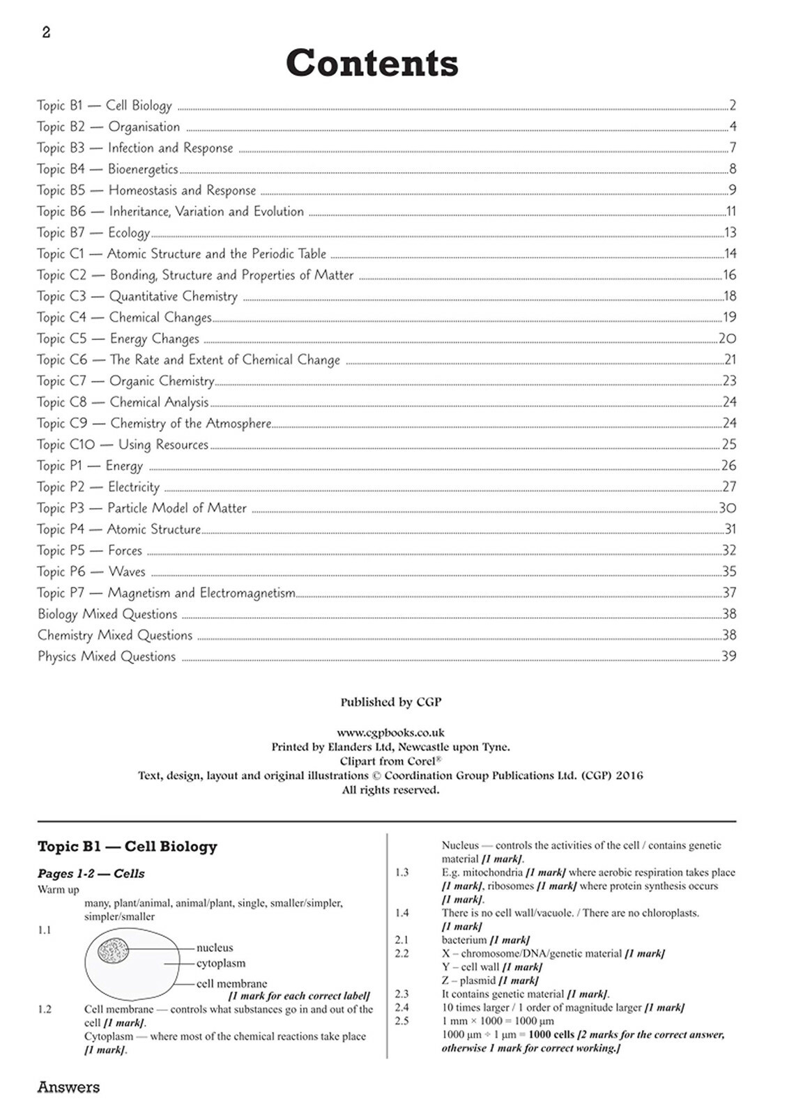 GCSE Combined Science AQA Answers for Exam Practice Workbook gcse-combined-science-aqa-answers-for-exam-practice-workbook
