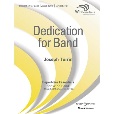 Dedication for Band (Score Only) Concert Band Level 5 Composed by ...