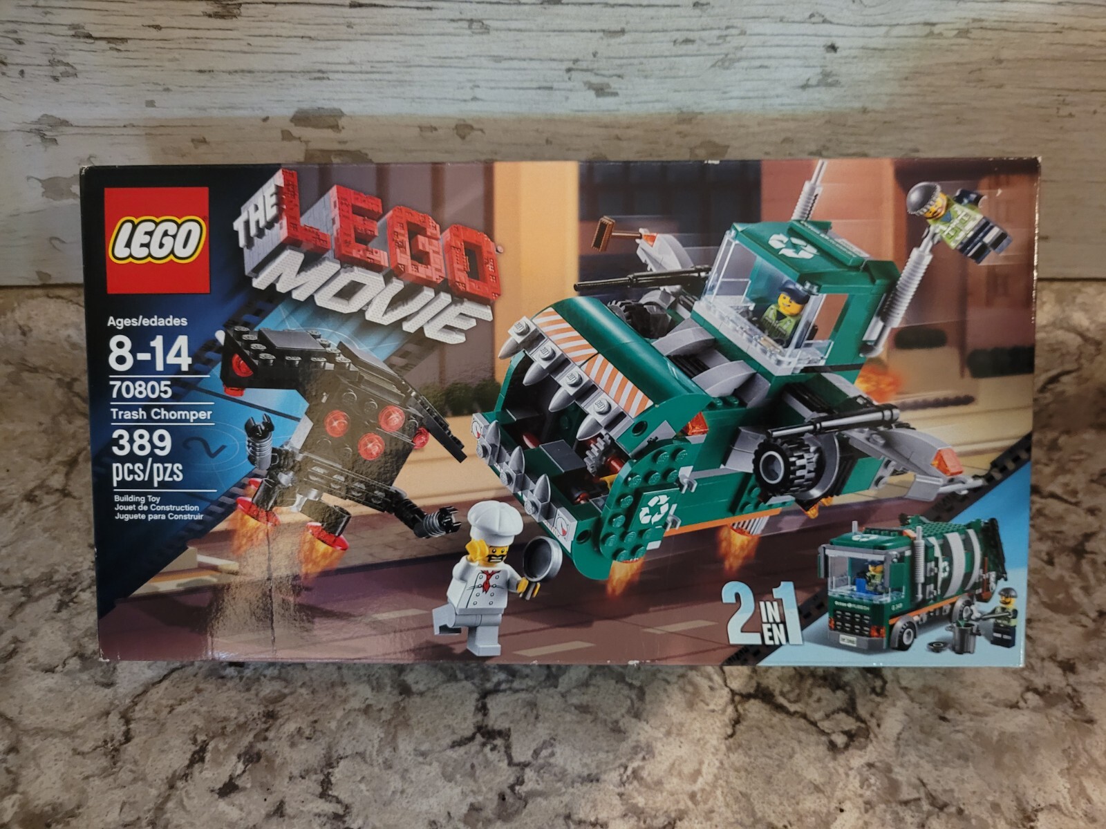 BRAND NEW - - LEGO Movie Trash Chomper 2 in 1 Set (70805) 389 pcs ...