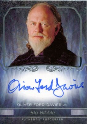 Star Wars Masterwork 2015 Premium Autograph Card Oliver Ford Davies | eBay