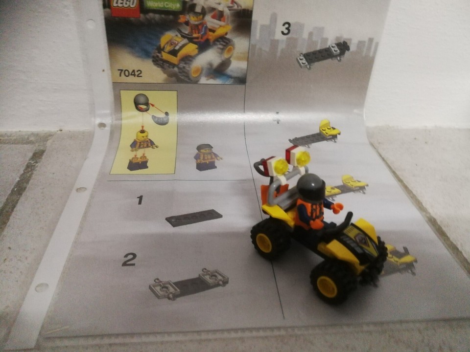Lego World City 7042 + Racers 4592 + Technic 8005, mit Anleitungen, sh ...