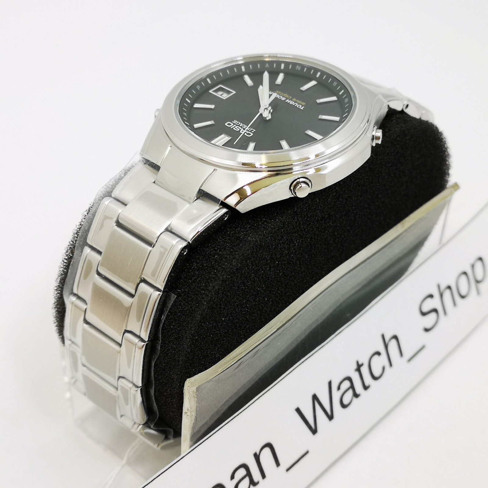 CASIO LINEAGE LIW-120DEJ-1AJF Black Solar Waterproof Men's Watch New in ...