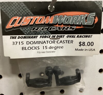 Custom Works 3715 dominator caster blocks 14 degree | eBay