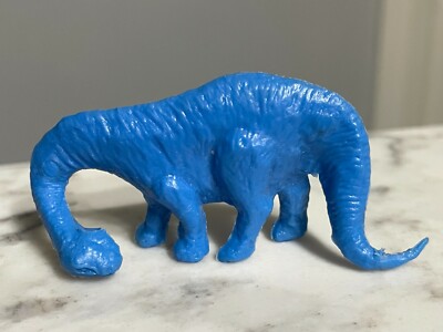 Vintage 1950s TimMee Brontosaurus Dinosaur Prehistoric Playset Plastic ...