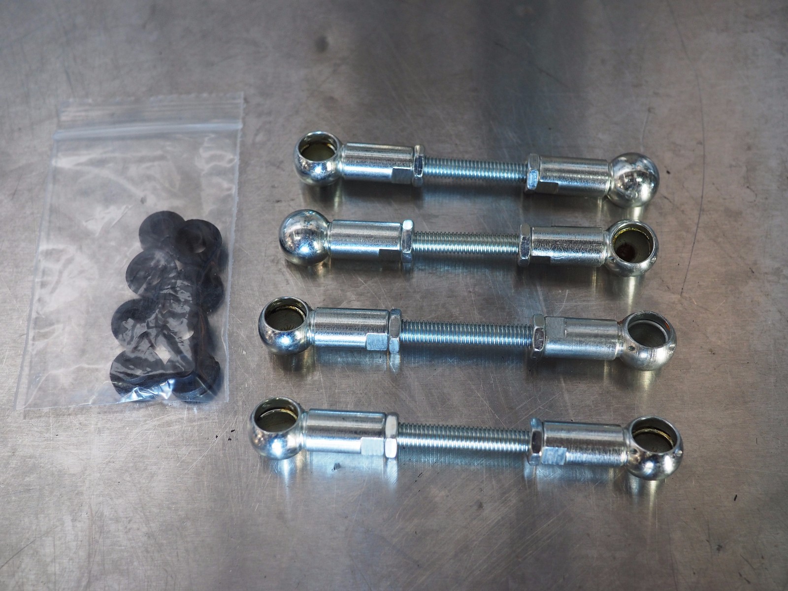 2003-12 Mercedes Benz SL Class Adjustable Lowering Links Air Suspension ...